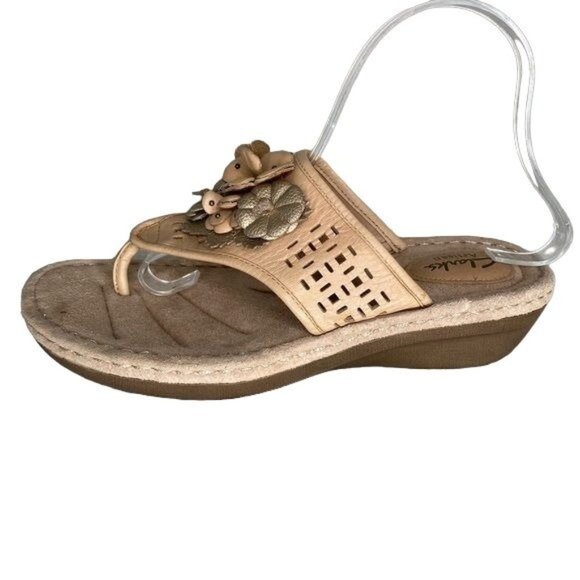 Clarks | Shoes | Nwob Clark Artisan Womens Posey Zela Flower Tan ...